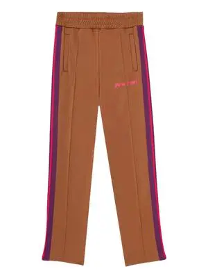 Palm Angels College Slim Track Trousers - Brown