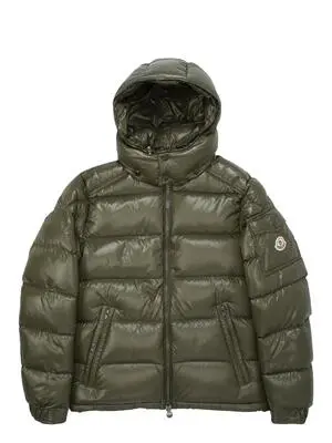 Moncler Maya Hooded Puffer Jacket - Green