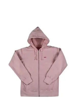 Supreme Small Box Zip Up Sweatshirt - Pink