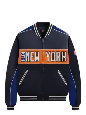Kith For The New York Knicks Souvenir Jacket - Blue