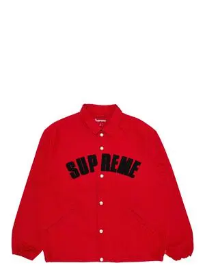 Supreme Arc Denim Coaches Jacket - Red