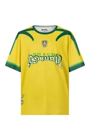 TRAVIS SCOTT Brazil Soccer Jersey - Yellow