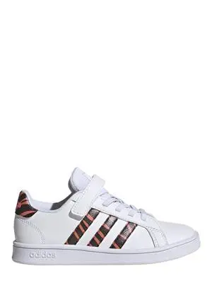 Adidas Grand Court J 'tiger Stripes - White