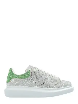 Alexander McQueen Oversized Crystal Embellished Sneakers - White
