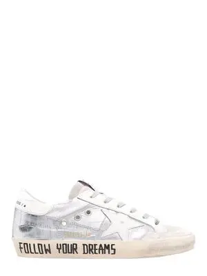 GOLDEN GOOSE Superstar Penstar Sneakers - Silver