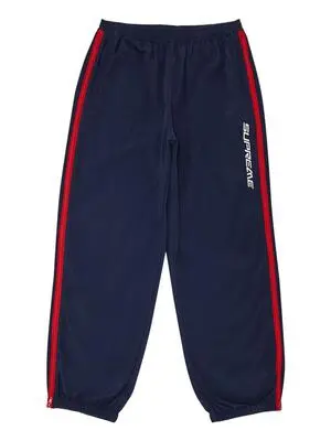 Supreme Contrast Zip Warm Up Pant - Blue