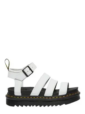 Dr. Martens Blaire Hydro Leather Strap Sandal - White