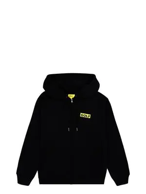 GOLF WANG Collage Zip Up Hoodie - Black