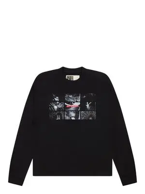 SP5DER Web Monitor Long-sleeve Hw Tee - Black