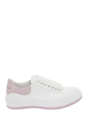 Alexander McQueen Deck Lace Plimsoll - White