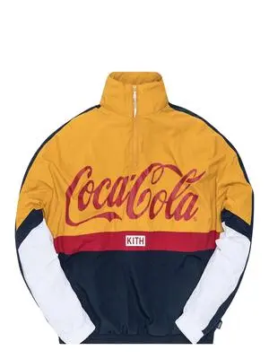 Kith X Coca-cola Quarter Zip Windbreaker - Multicolor