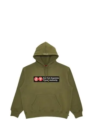 Supreme X Zoo York Hooded Sweatshirt - Green