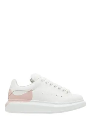 Alexander McQueen Oversized Sneakers With Drop Heel Counter White