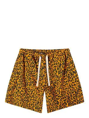 Palm Angels Cheetah Print Shorts - Orange