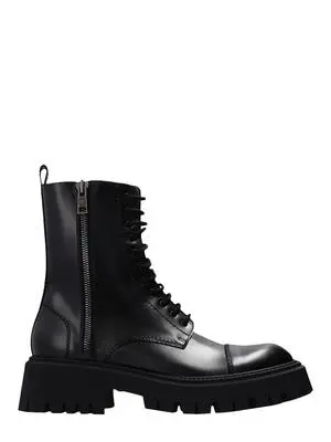Balenciaga Tractor Bootie - Black