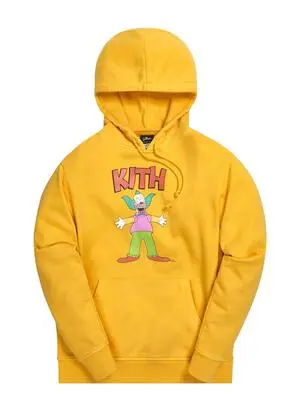 Kith For The Simpsons Krusty Hoodie - Yellow