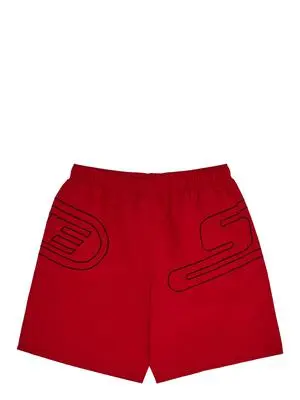 Supreme Big Logo Nylon Short - Red