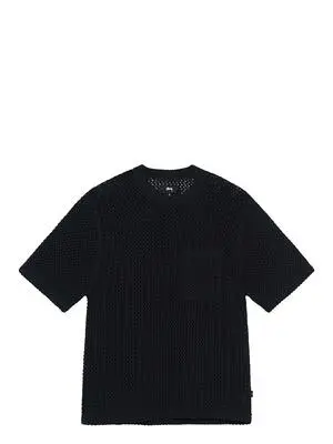 StÜssy O'dyed Mesh Crew - Black