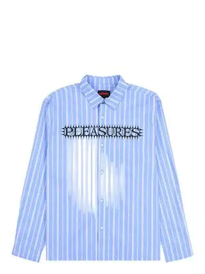 PLEASURES Fetch Long-sleeve Shirt - Blue