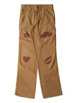 SKY HIGH FARM WORKWEAR Sh4u Double Knee Pants - Tan
