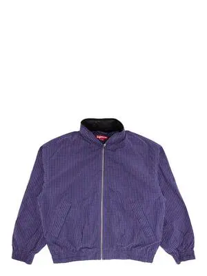 Supreme Leather Collar Utility Jacket - Blue