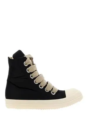 Rick Owens Jumbo Lace High-top Sneakers - Black