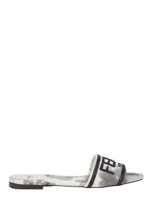 Fendi Signature Slide - Grey