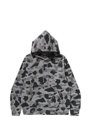 A BATHING APE Heather Camo Pullover Hoodie - Grey