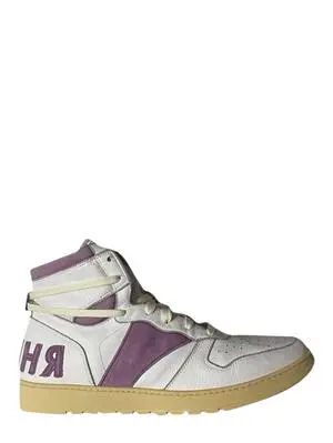 Rhude Rhecess High Top Sneakers - White