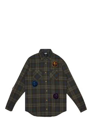 ICECREAM Eric Long-Sleeve Plaid Shirt