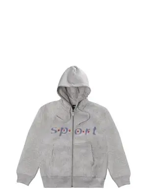 StÜssy Dot Sport Zip Hoodie - Grey