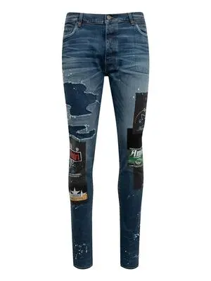Amiri Lounge Skinny Jean - Blue