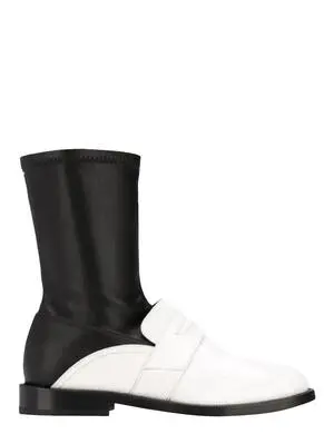 MAISON MARGIELA Tabi Penny Bar Boots - White