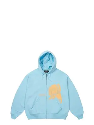 PALACE Zip Hooded Sweatshirt - Blue