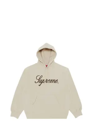 Supreme Embroidered Script Hooded Sweatshirt - White