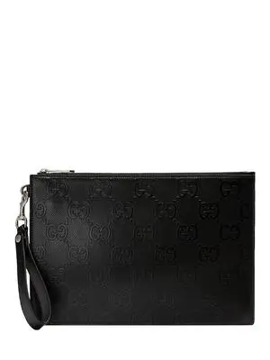 GUCCI GG Embossed Pouch
