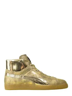 PUMA Meek Mill X Suede Classic Mid '24k' High-top Sneakers - Gold