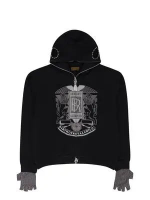 BIRTH OF ROYAL CHILD Royce Crown Hoodie - Black