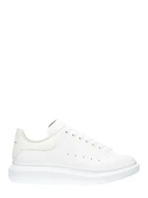 Alexander McQueen Oversized Sneaker With Glow-in-the-dark Heel - White