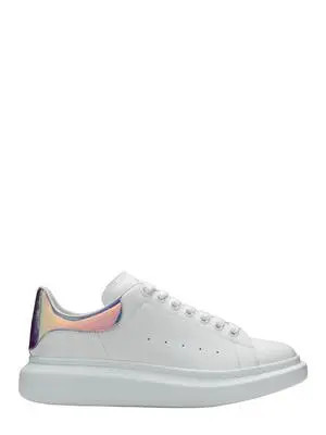 Alexander McQueen Oversized Iridescent Sneaker - White