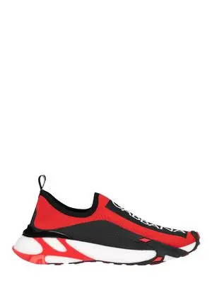 Dolce & Gabbana Stretch Mesh Fast Sneakers - Red