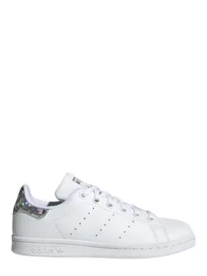 Adidas Stan Smith J 'iridescent Heel - White