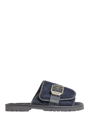 Gucci Gg Slide Sandal - Blue