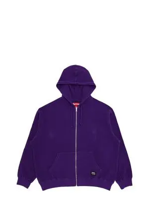 Supreme Hooded Zip-up Thermal - Purple