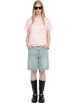 Zadig&Voltaire Edwin T-shirt - Pink / Stripe
