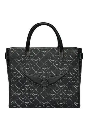 Zadig&Voltaire Angel Monogram Tote Bag - Black