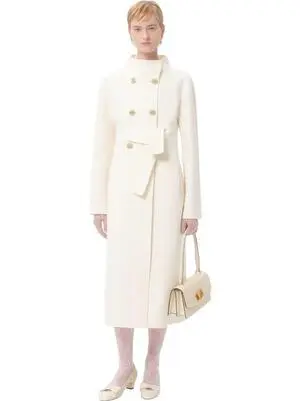 Valentino Garavani Compact Drap Coat - Neutral