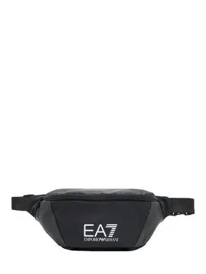 Emporio Armani Train Core Belt Bag With Logo - Black