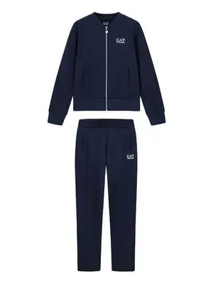 EA7 Tennis Pro Tracksuit In Ventus7 Technical Fabric - Blue / Navy