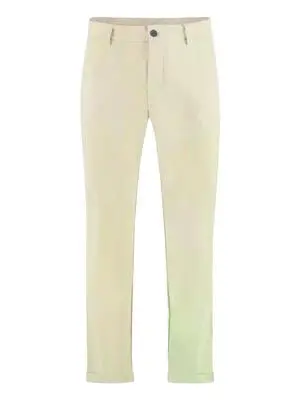 THE (ALPHABET) Tailored Cuffed Trousers Neutrals